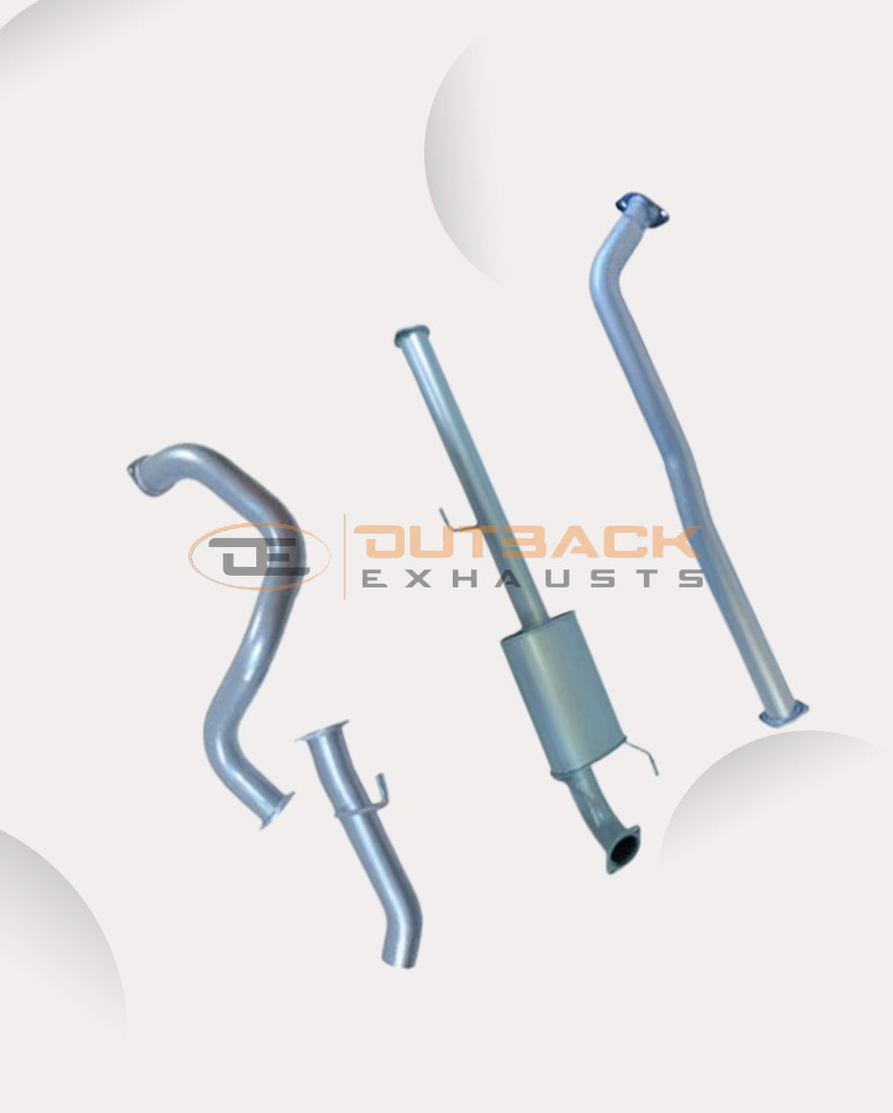 3'' EXHAUST FOR TOYOTA PRADO 150 2.8L 1GD-FTV DPF BACK